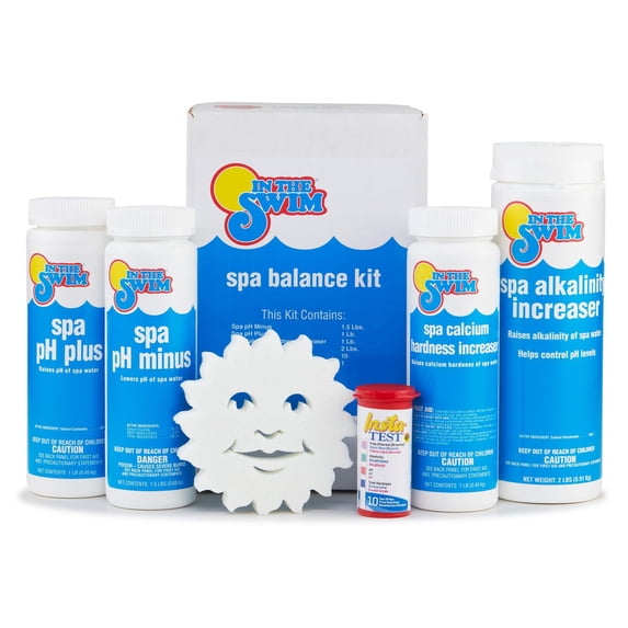 Free Shipping! In The Swim Spa Water Balance Kit - Featuring: pH Plus ...