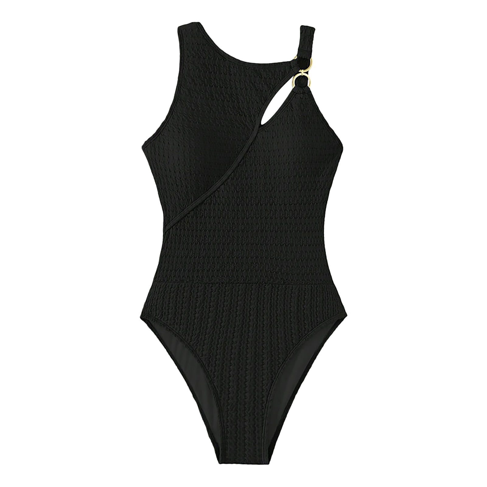 Swim Suits For Women One Piece Solid Color Slim Seaside Bathing Swimming Spaghetti Strap Causal