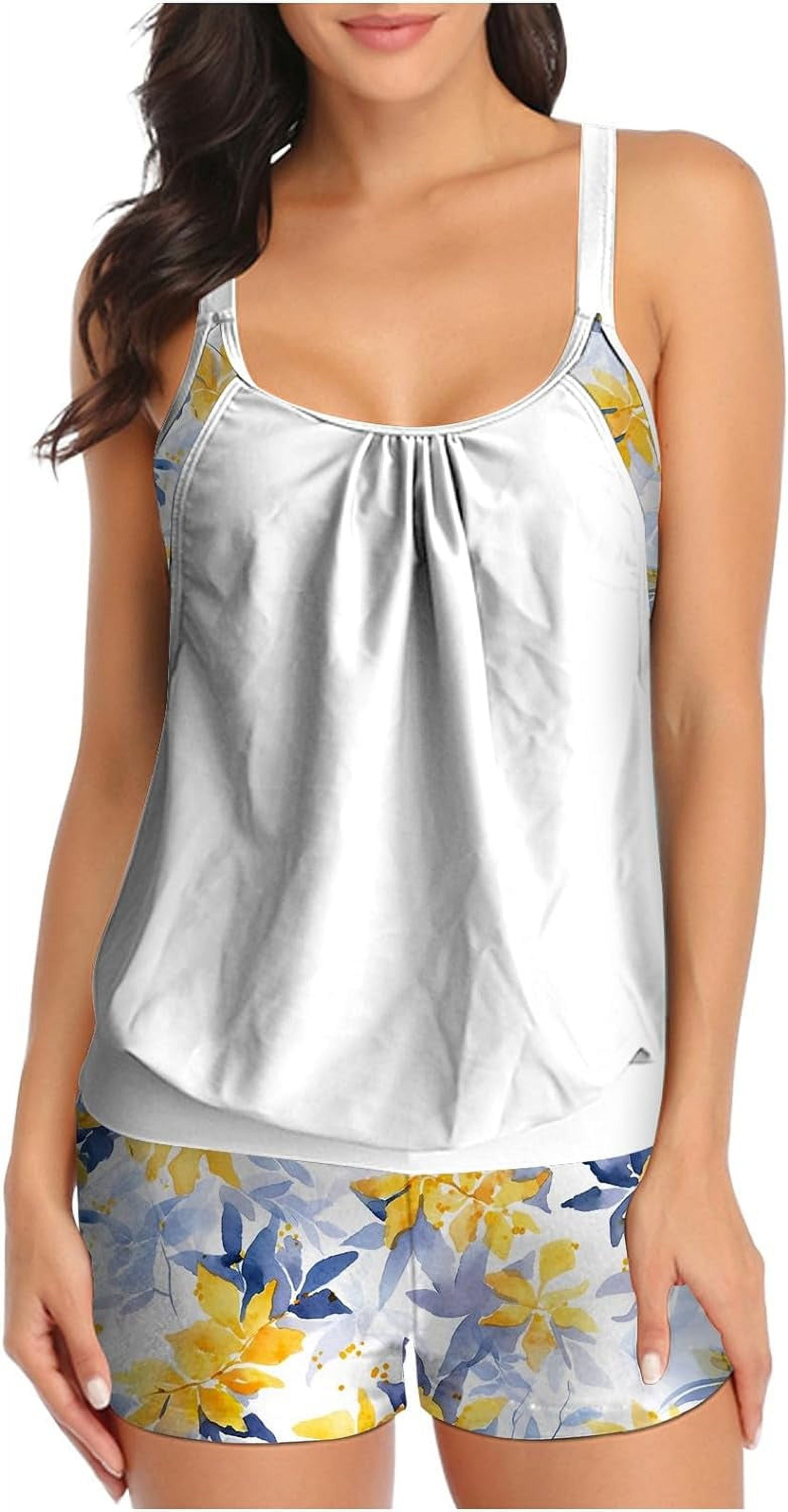 Swim Suits for Women 2024 Tankini Swimsuits Fashion Print Bathing Suits ...