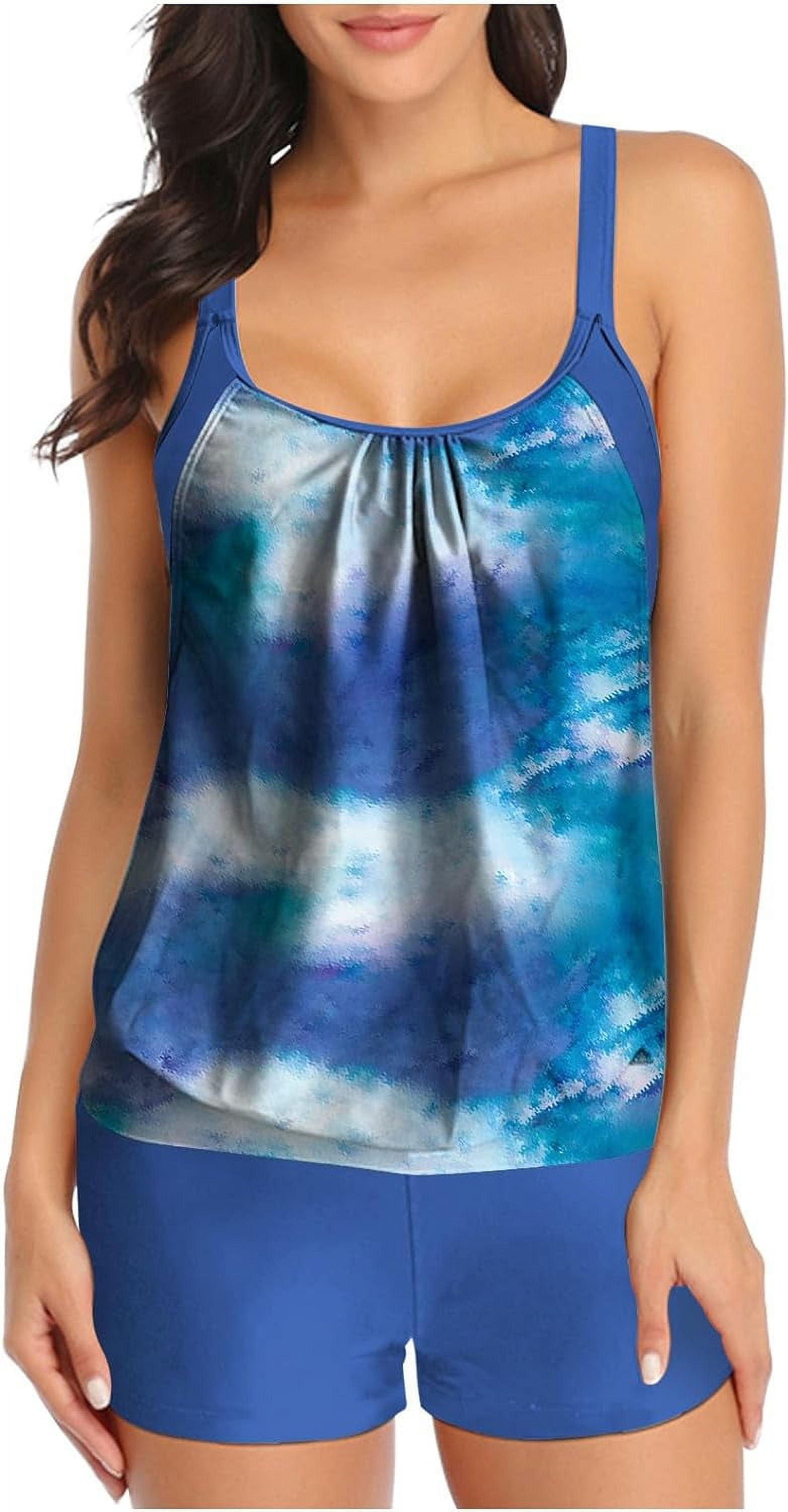 Swim Suits for Women 2024 Tankini Swimsuits Fashion Print Bathing Suits ...
