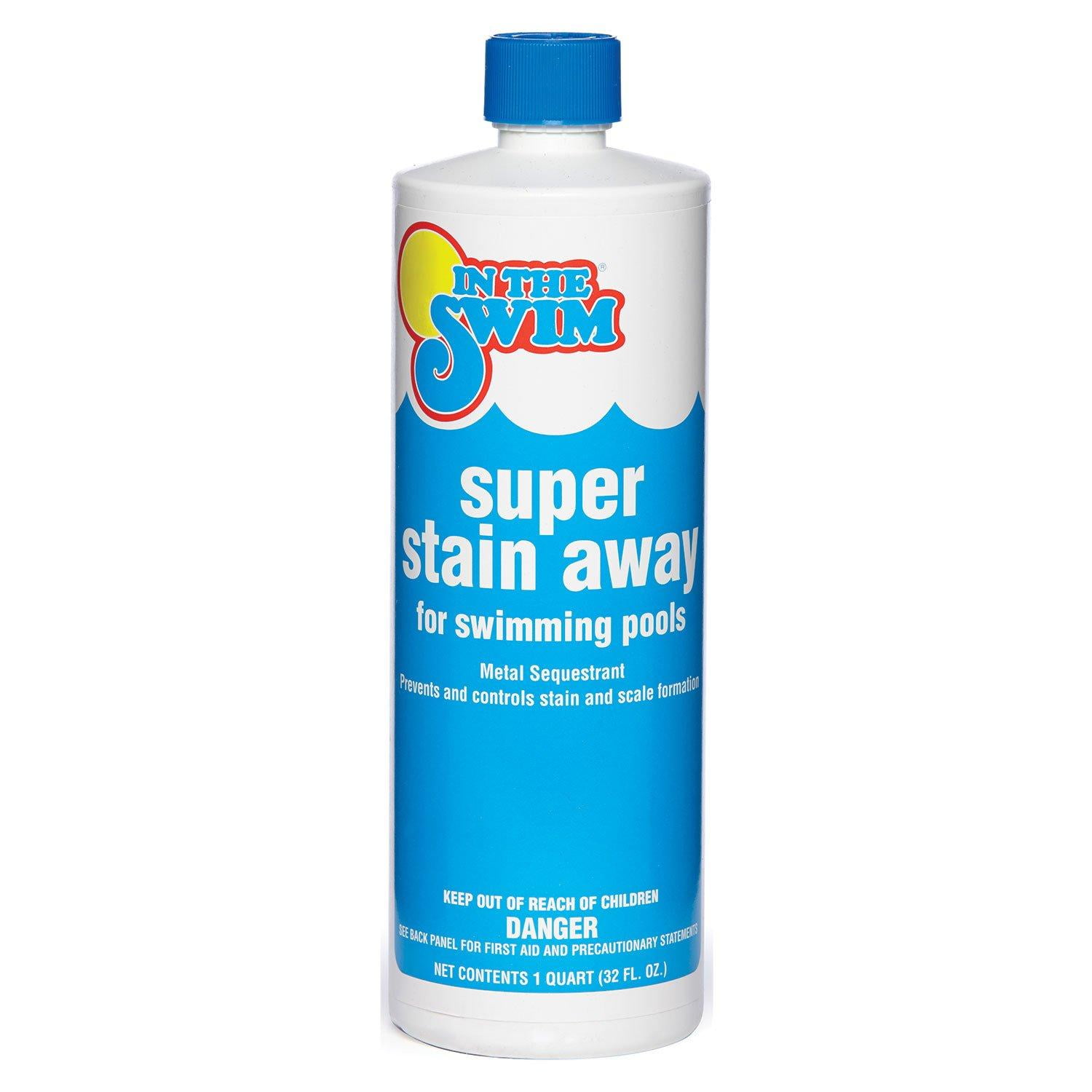 IN THE SWIM Super Stain Away, Pool Stain and Scale Remover, 1 Quart ...