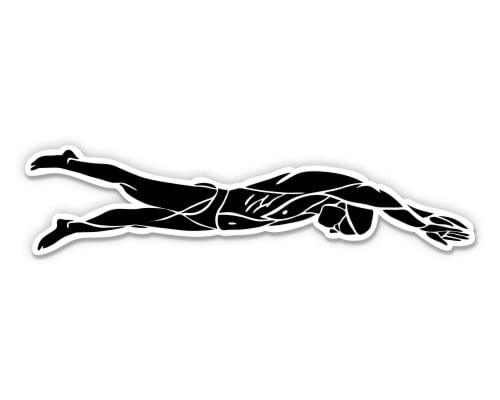Swim Swimming - 12" Vinyl Sticker Waterproof Decal - Walmart.com
