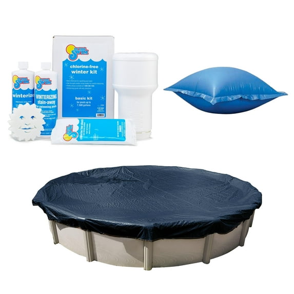 In The Swim Swimming Pool Winterization Bundle: Includes a 18' Round ...