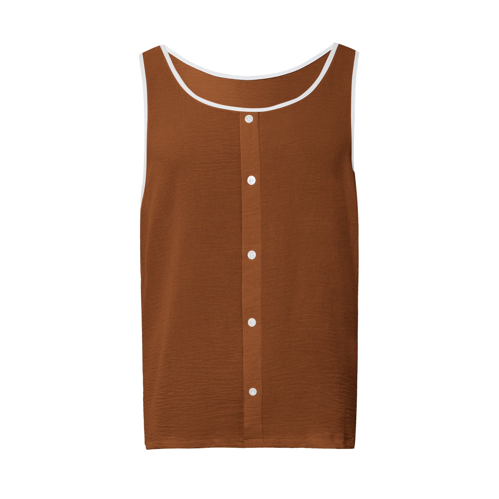 Swim Tank Top Men Sleeveless Undershirts Stringer Tank Top Summer Beach ...