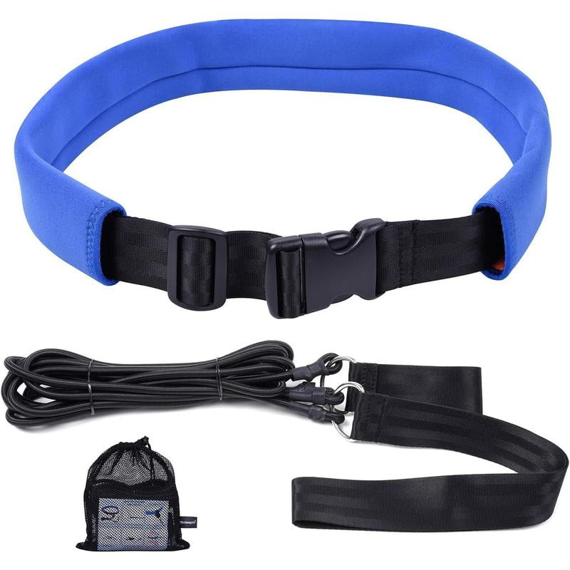 Swim Training Belt, Swim Bungee Cords Resistance Bands, Swim Tether ...