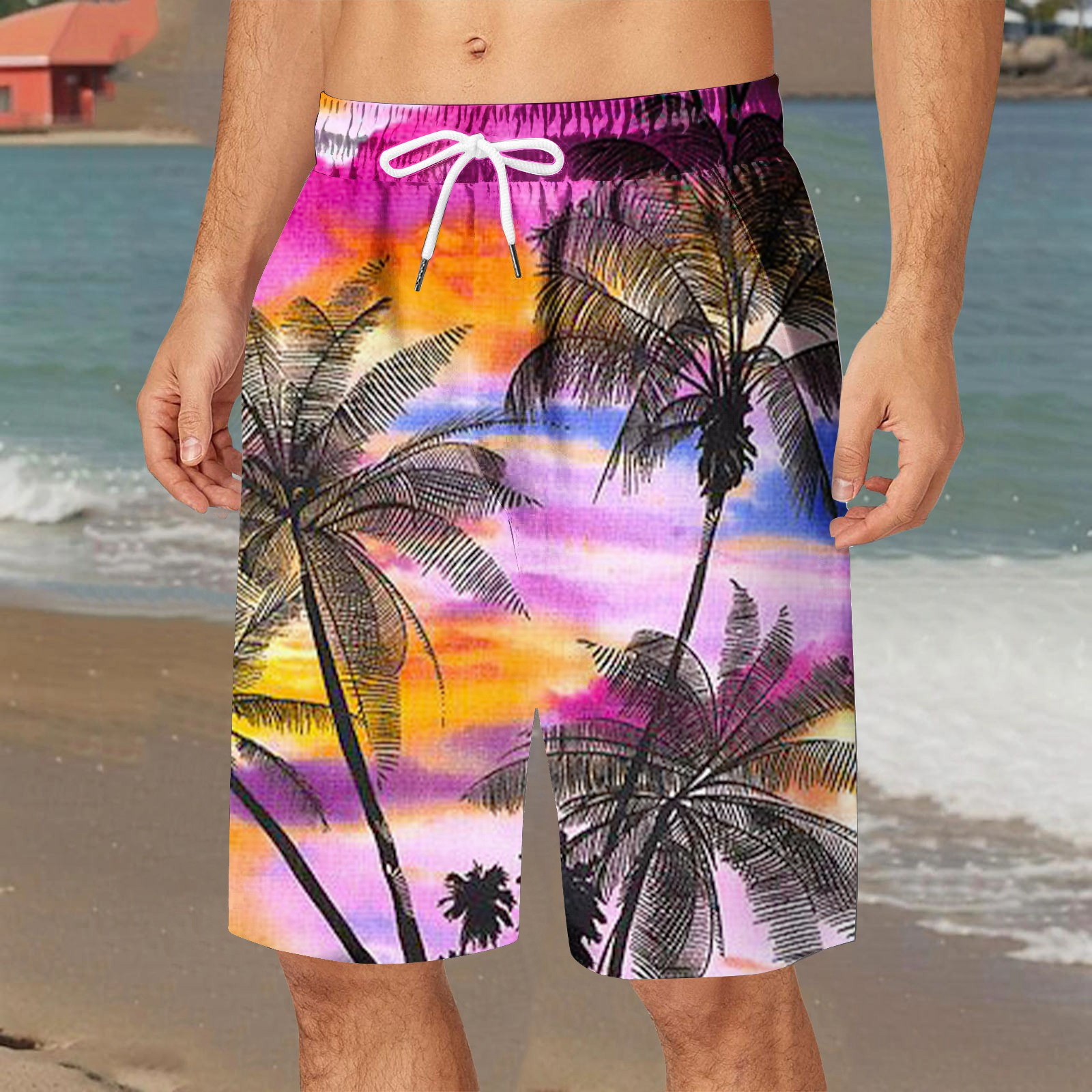 Swim Trunks Men Swim Trunks Stylish Men Beach Shorts Plus Size Bathing ...