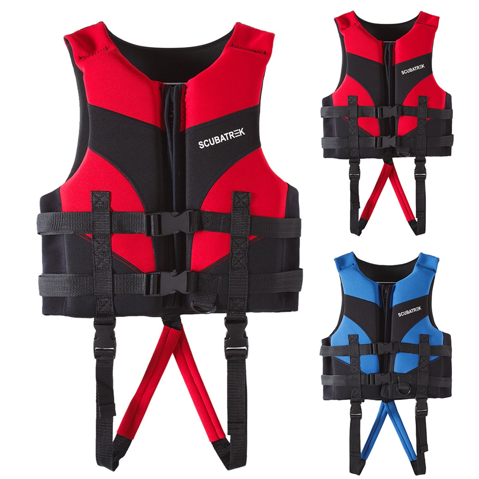 Swim Vest for Kids Swimming Jacket with Adjustable Safety Strap Children's Life Vest Vest Boys ...