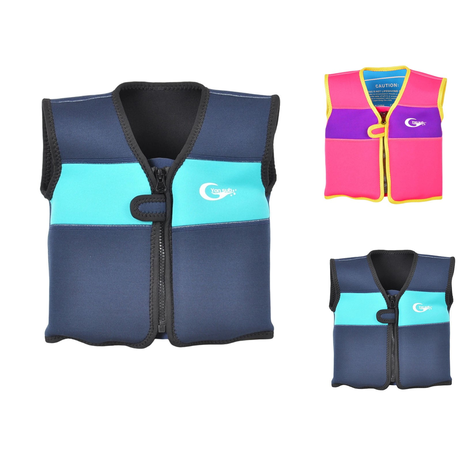 Swim Vest for Kids Swimming Jacket with Adjustable Safety Strap Girls ...