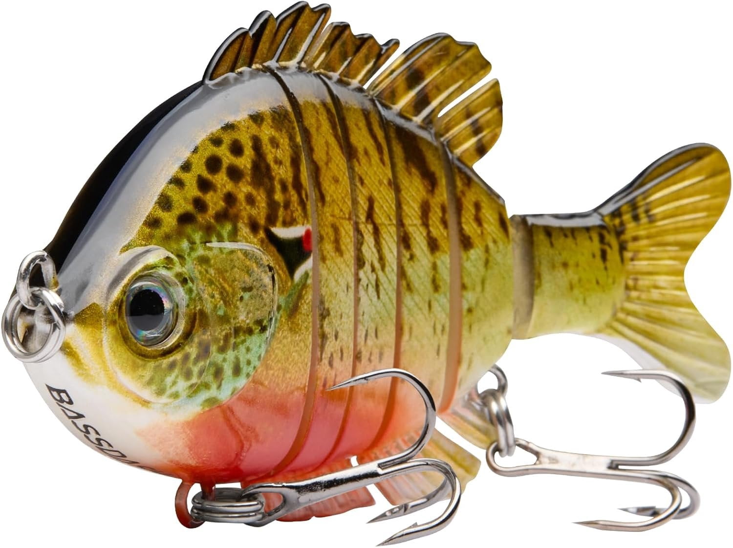SwimPanfish Multi Jointed Panfish Bluegill Swimbaits Hard Topwater Bass ...
