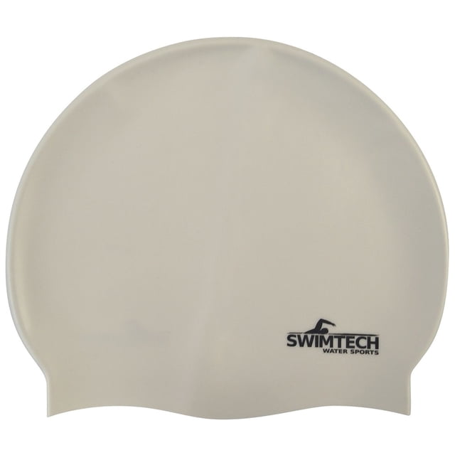 SwimTech Adult Silicone Swim Cap - Walmart Business Supplies