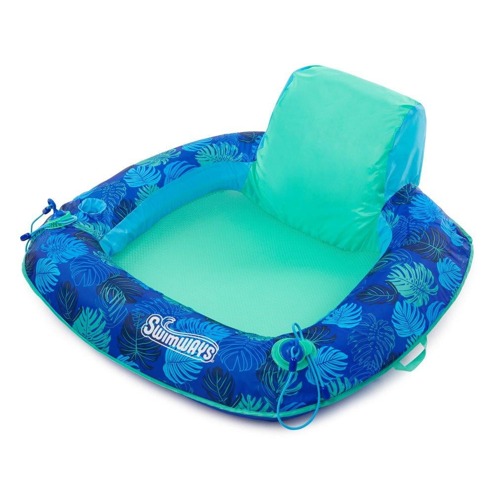 SwimWays Elite SunSeat Floating Pool Chair, Blue - Walmart.com