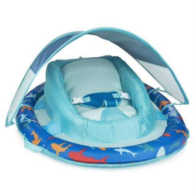 SwimWays Newborn Pool Water Floater - Infant Baby Spring Float with ...