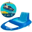 Aqua Leisure 2 in 1 Convertible Pool Float Lounge/Caddy, Adult, Teal ...