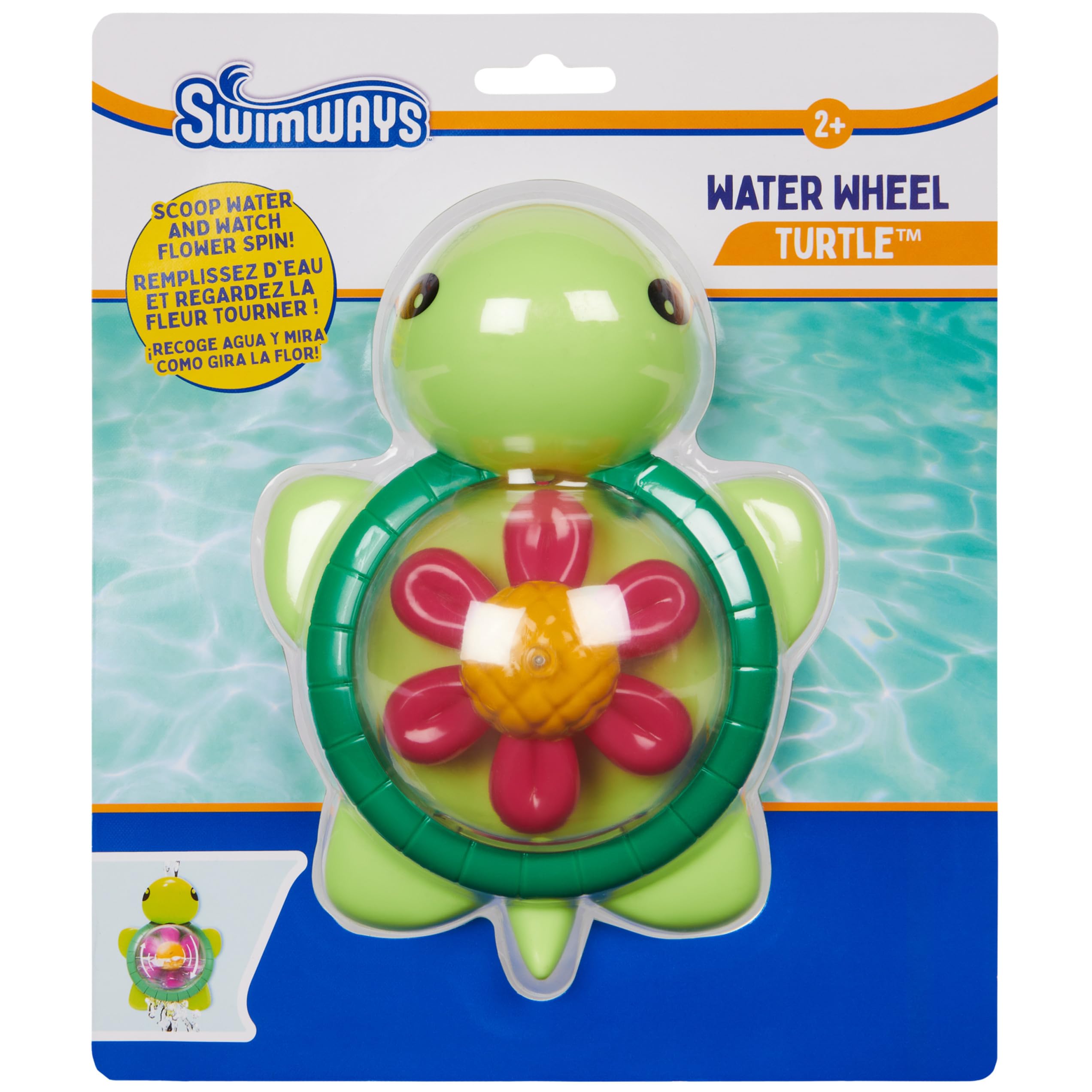 SwimWays Water Wheel Floating Turtle Themed Pool Toy - Walmart.com