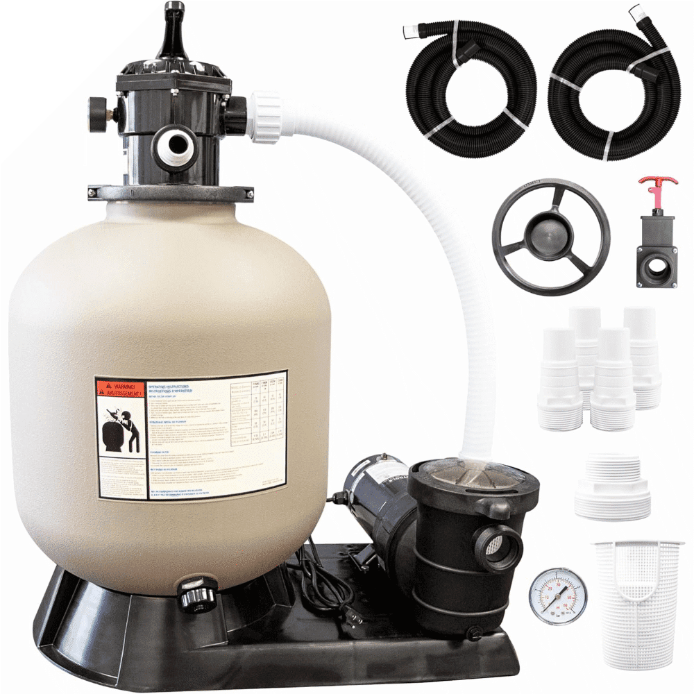Swimline HydroTools 22" Sand Filter System with Dual Speed Pump, 1 HP ...