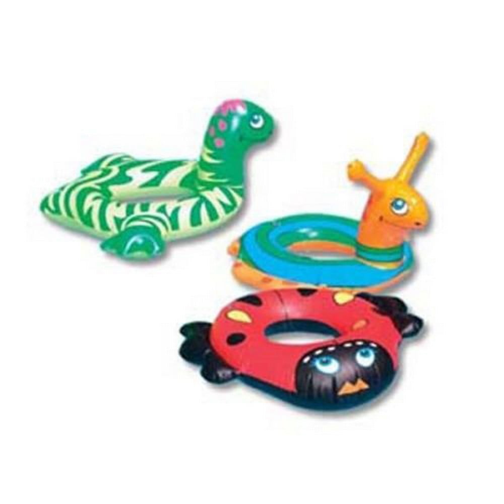 Swimline 9025 24" Inflatable Animal Head Rings - Walmart.com