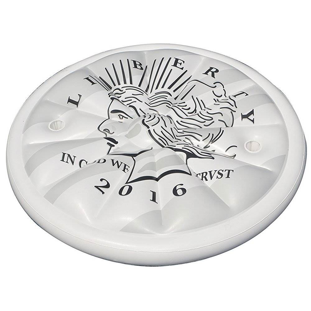 Swimline 90545 Giant Inflatable Swimming Pool Silver Dollar Lounger ...