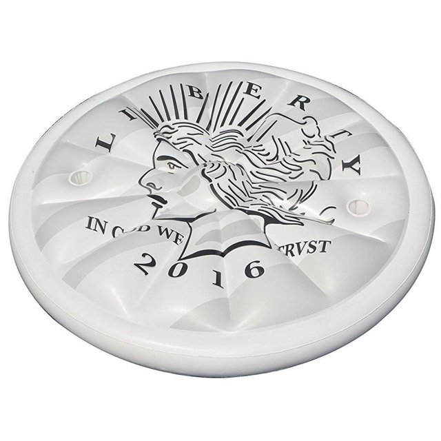 Swimline 90545 Giant Inflatable Swimming Pool Silver Dollar Lounger ...