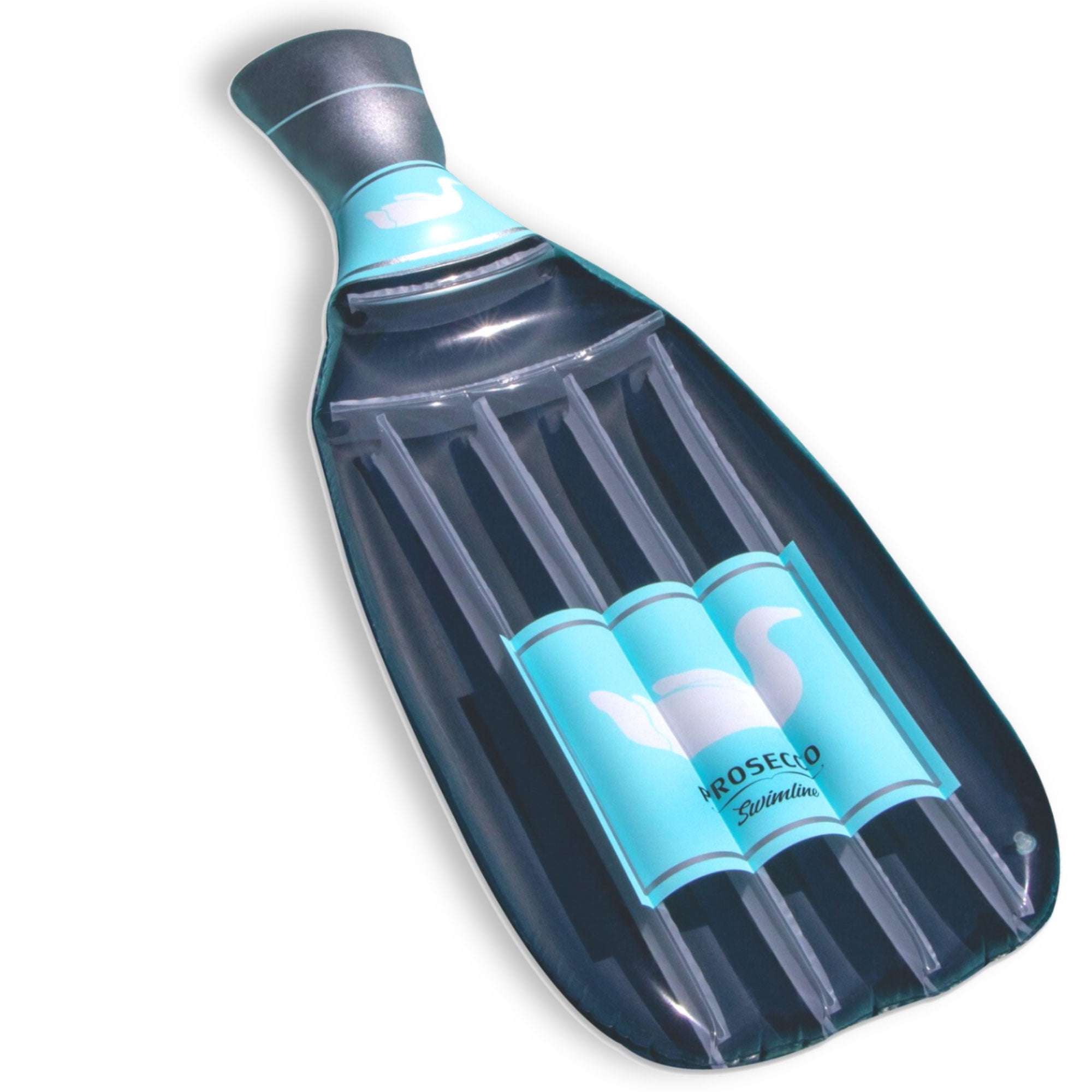 Swimline 90650 Giant 86" Inflatable Prosecco Bottle Pool Float or Lake ...