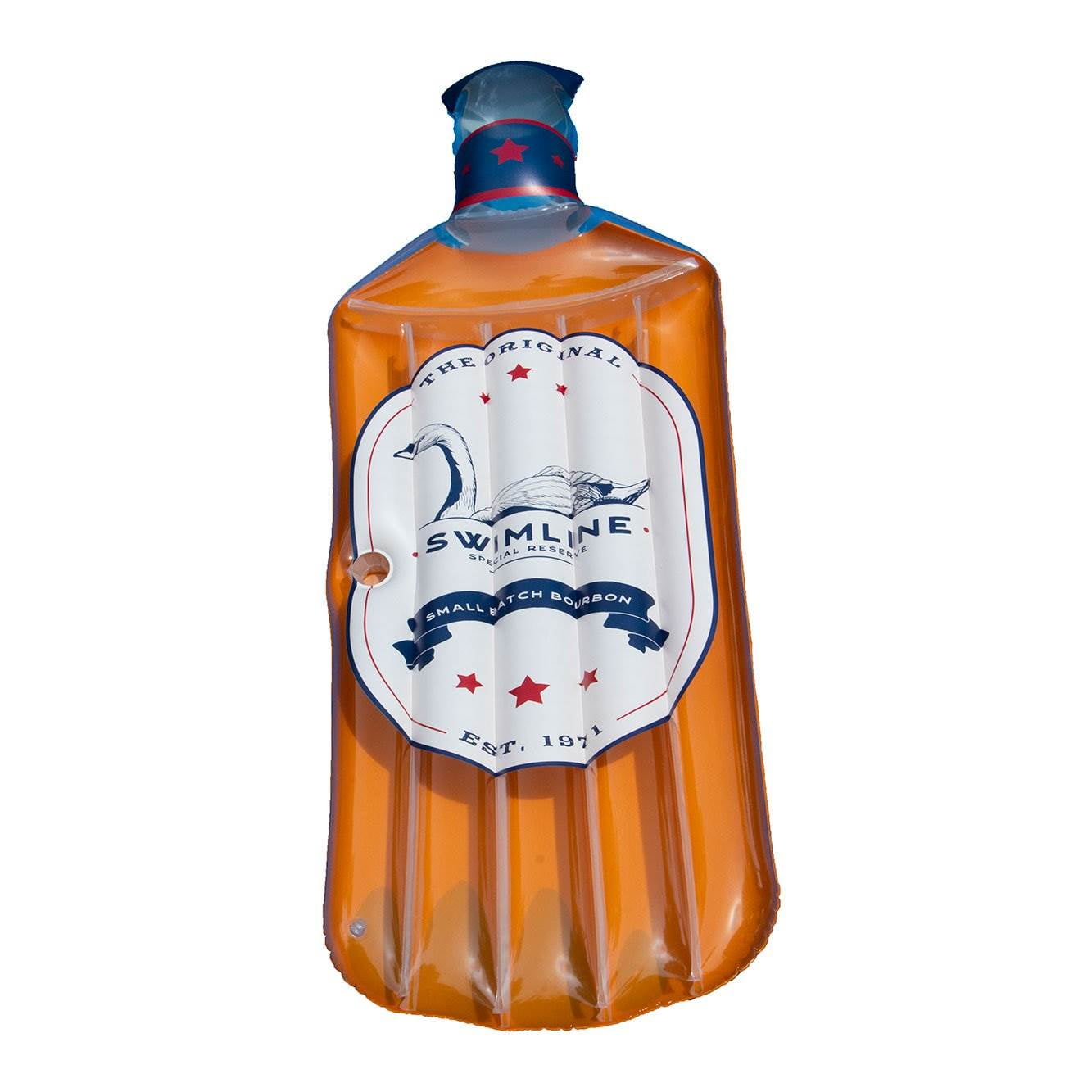 Swimline 90657 The Bourbon Float Inflatable Vinyl Bottle Shaped Pool ...