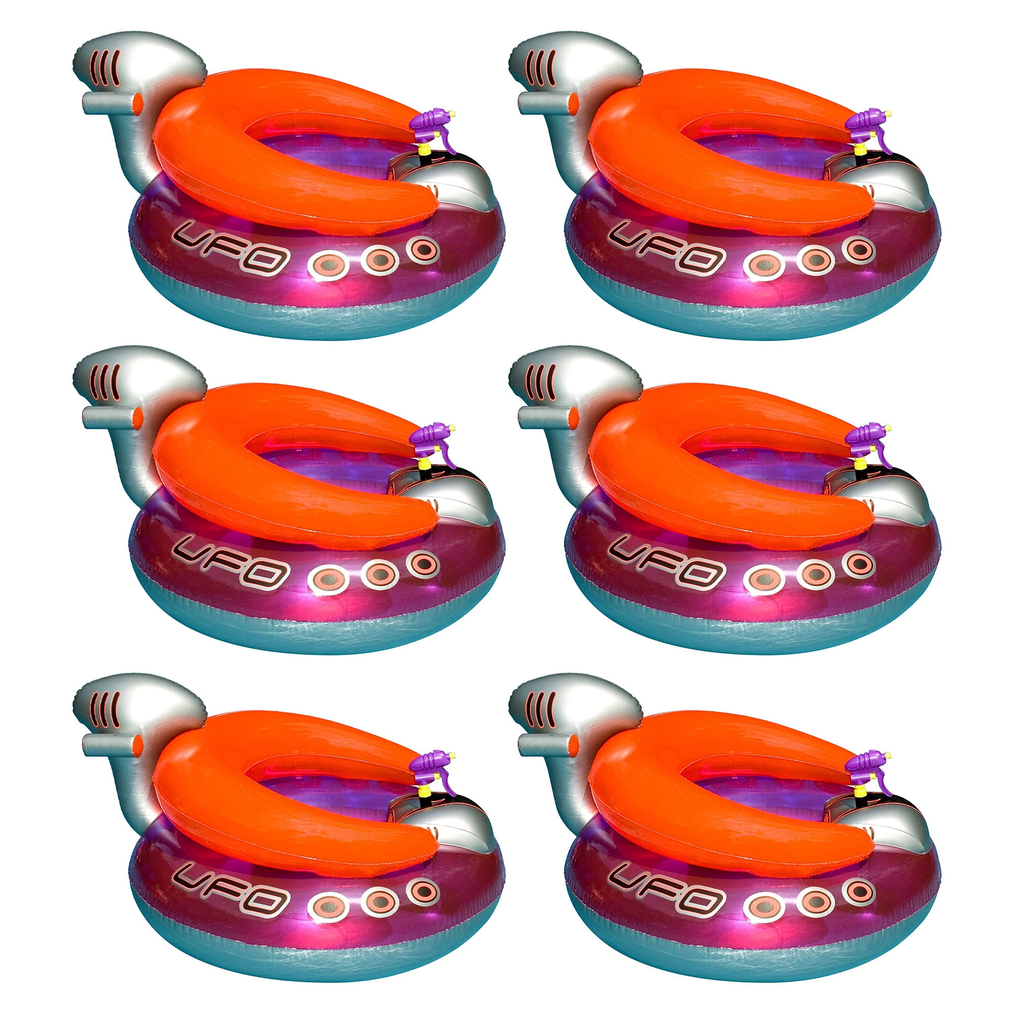 Swimline 9078 Swimming Pool UFO Squirter Toy Inflatable Lounge Chair ...