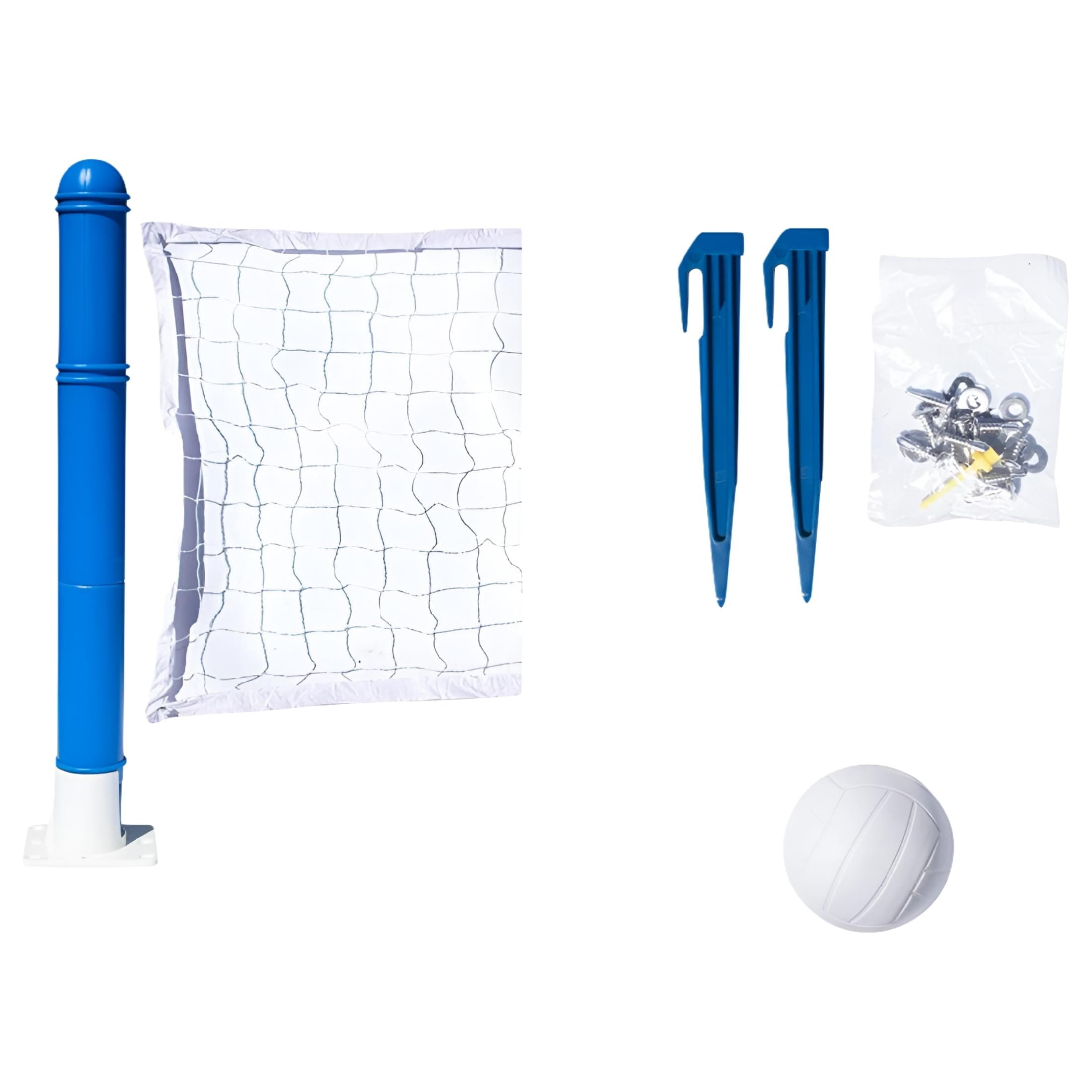 Swimline 9187 Above Ground Cross Swimming Pool Portable Volleyball Game ...