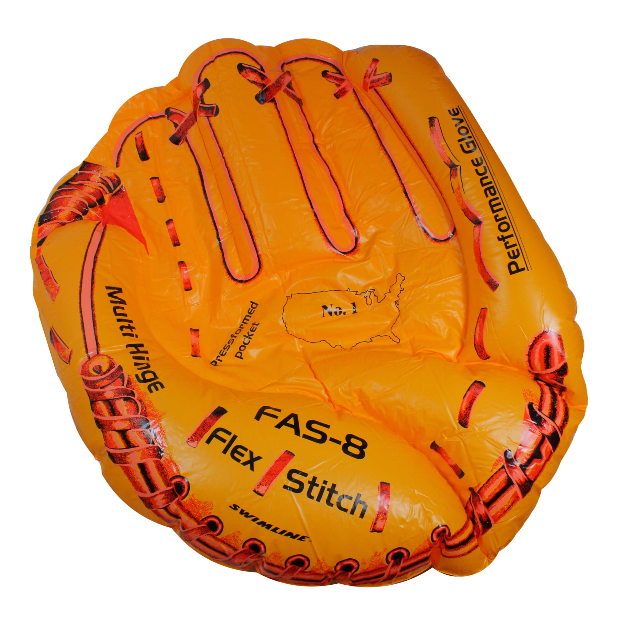Swimline Baseball Glove Float Inflatable Raft - Walmart.com