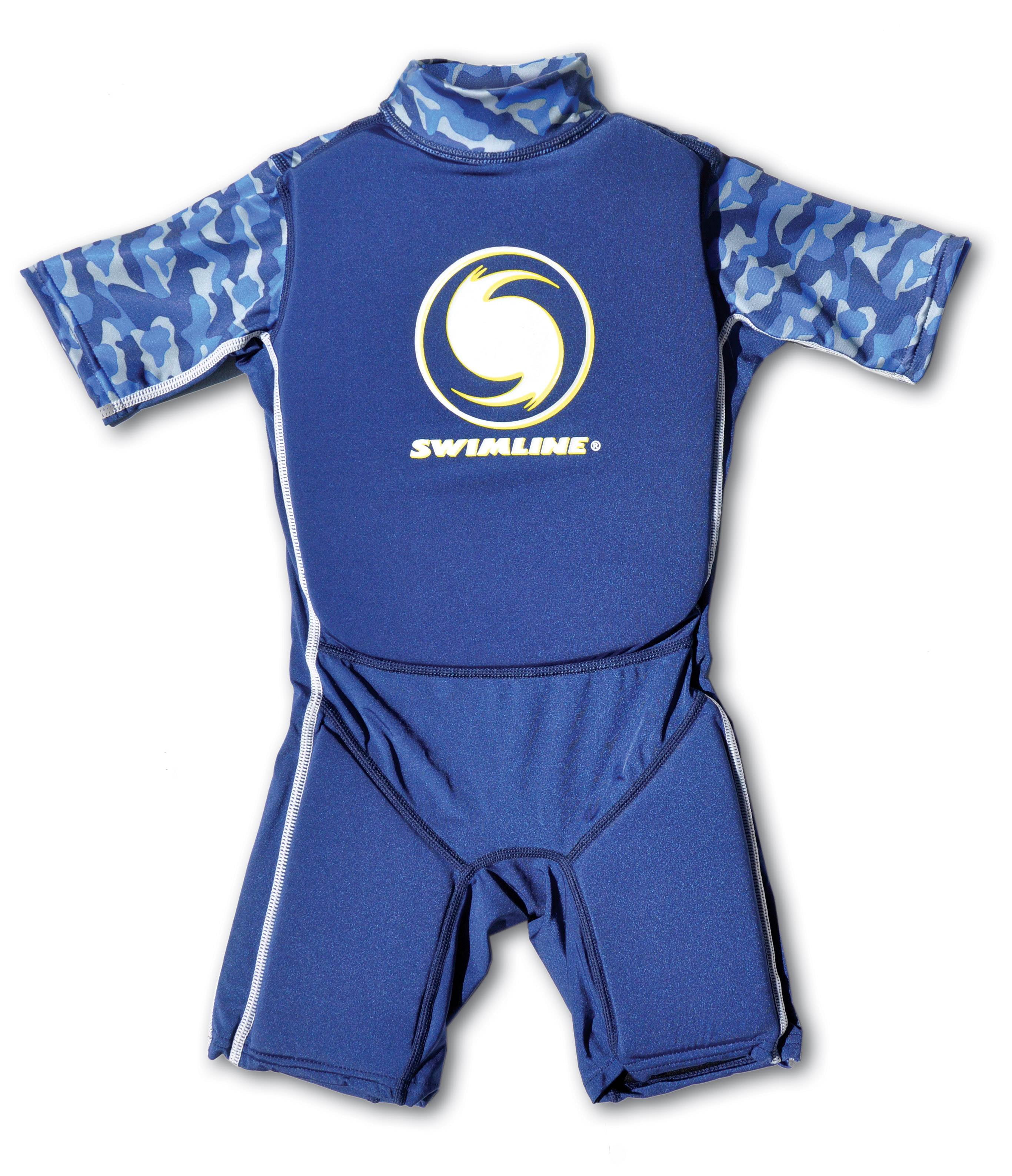 Swimline Blue Lycra Boy's Floating Swim Trainer Wet Suit Life Vest ...