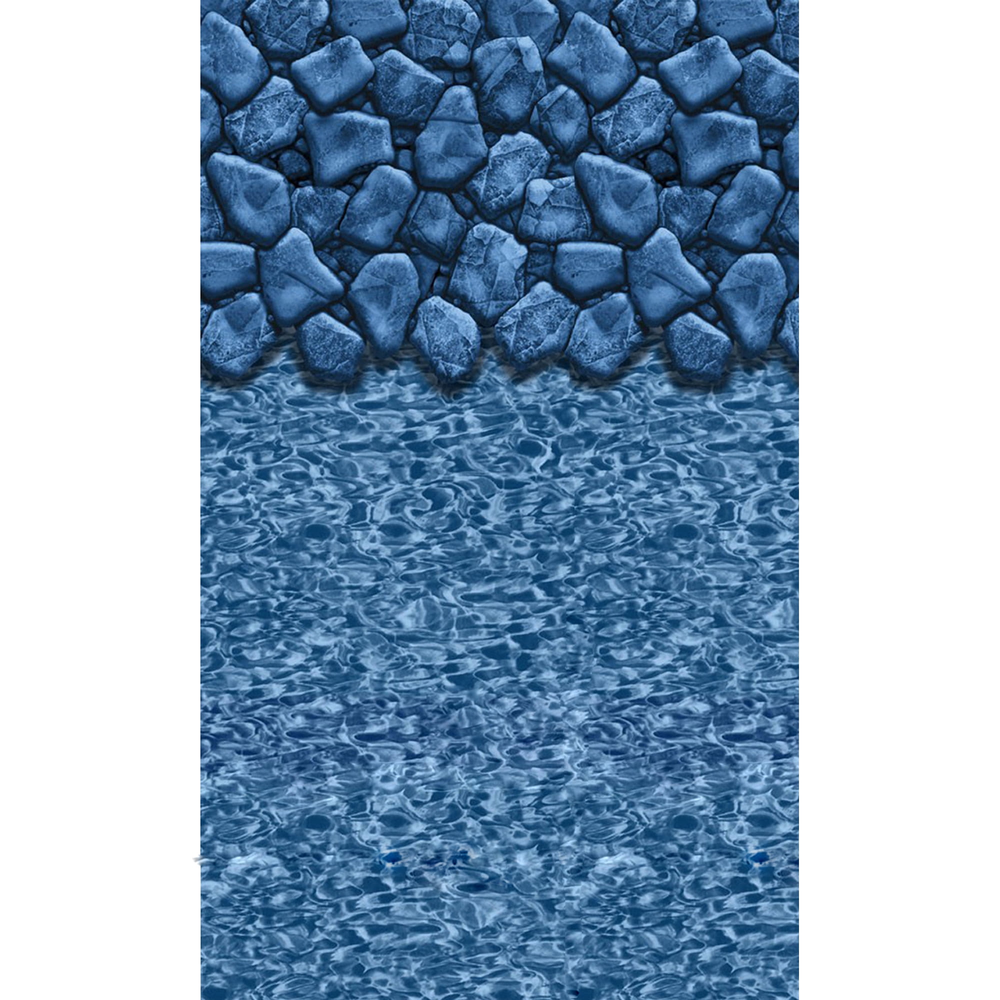 Swimline Boulder Swirl Round Standard Gauge Beaded Liner - 52-in ...