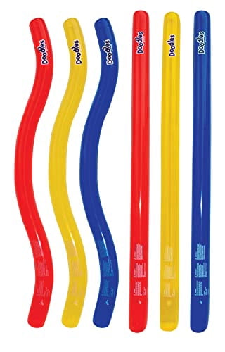 Swimline Inflatable Pool Noodles Float- 6 Count, Durable, Great for ...
