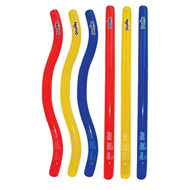 Swimline Doodles Inflatable Pool Noodle Float, 6 Count - Walmart ...