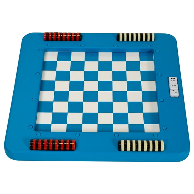 Swimline Outdoor Beach Floating Checkers & Backgammon Hot Tub Game ...
