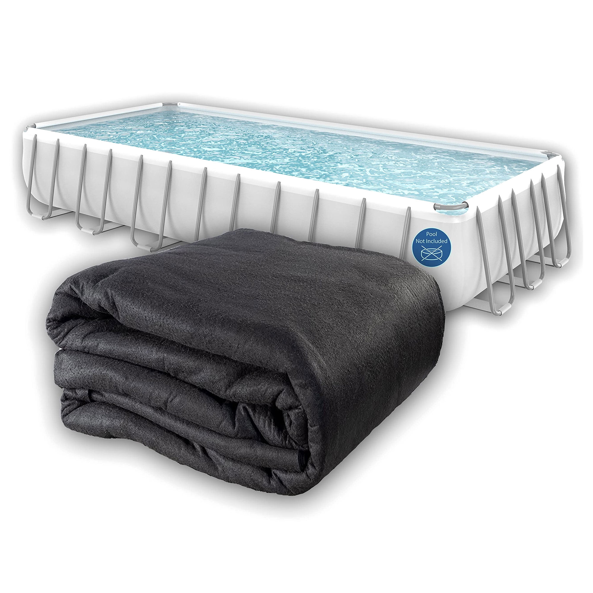 Swimline Hydrotools Above Ground Oval Liner Pad, Pool Protector Mat ...