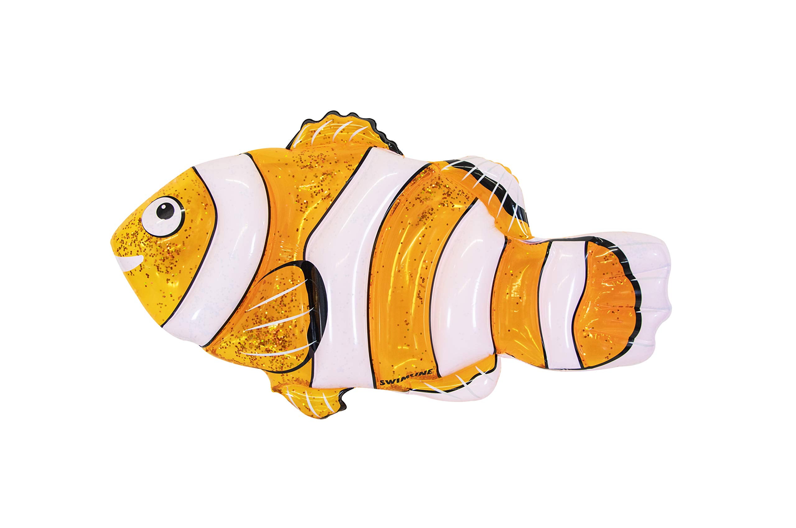 Swimline Inflatable Clownfish Glitter Mattress - Walmart.com