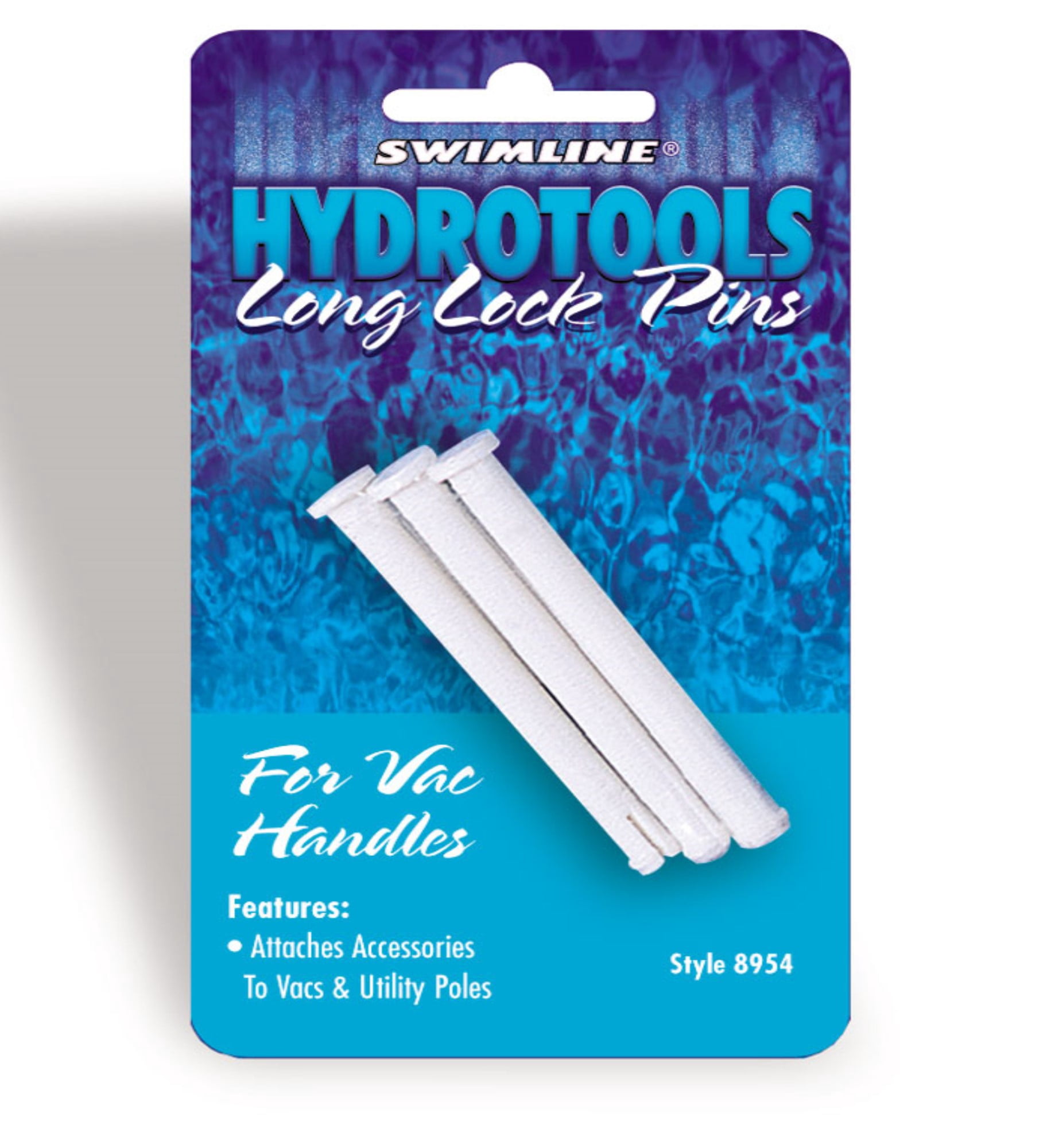 Swimline Long Lock Pins for Poles and Vacuum Handles Swimming Pool ...