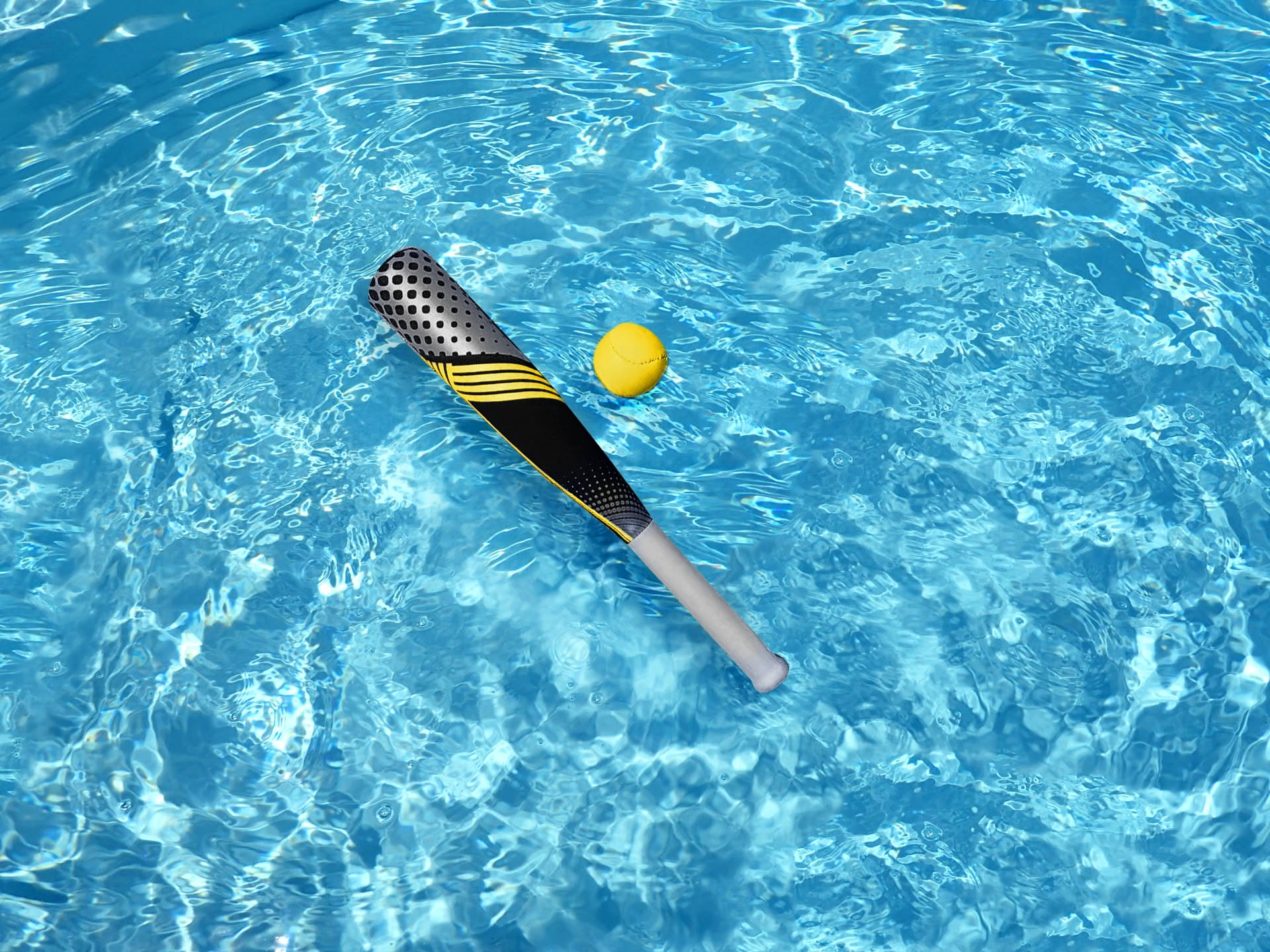 Swimline Neo Pool Baseball & Bat Set, Multi, One Size - Walmart.com