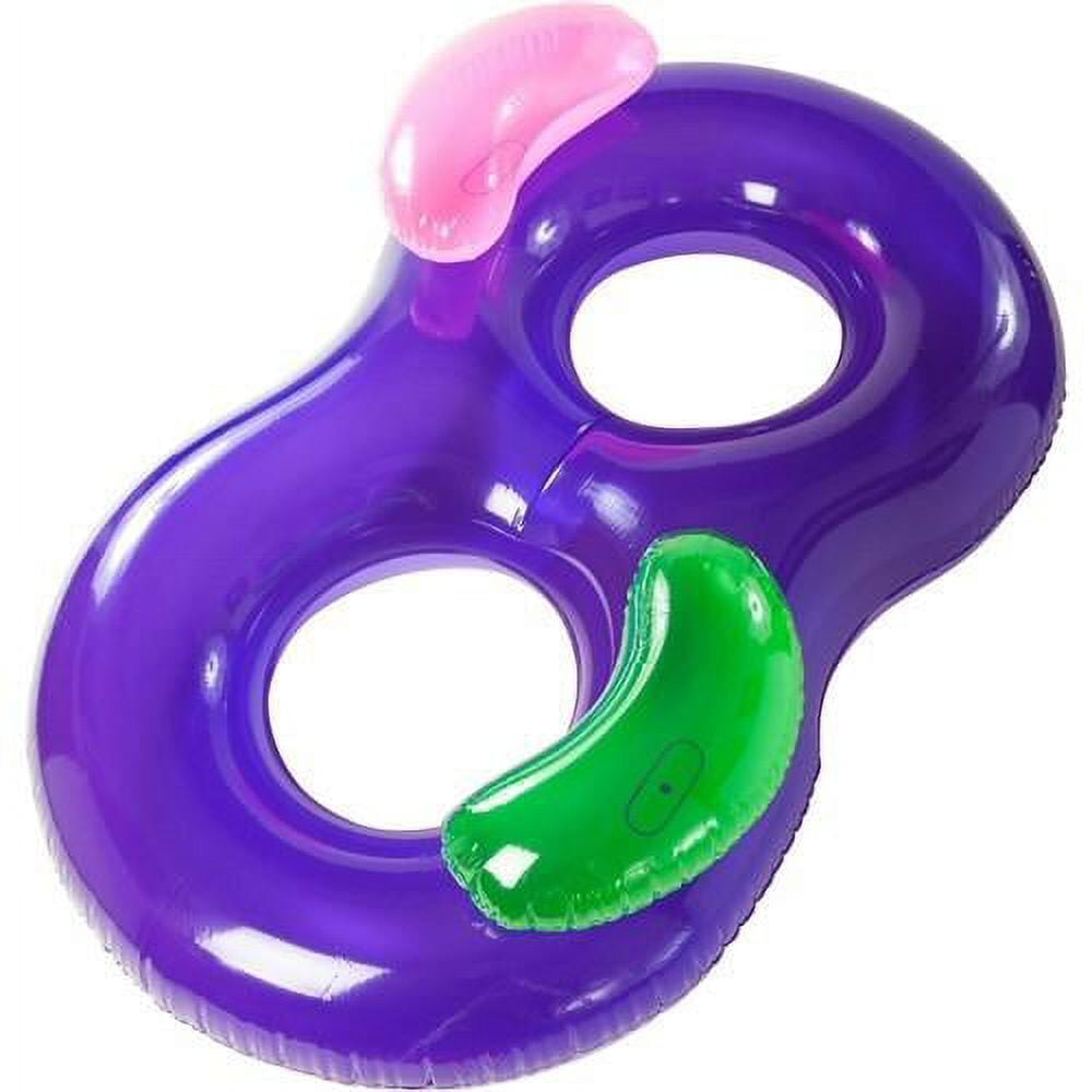 Swimline Side by Side Double Ring Lounger Inflatable Pool Lounge ...