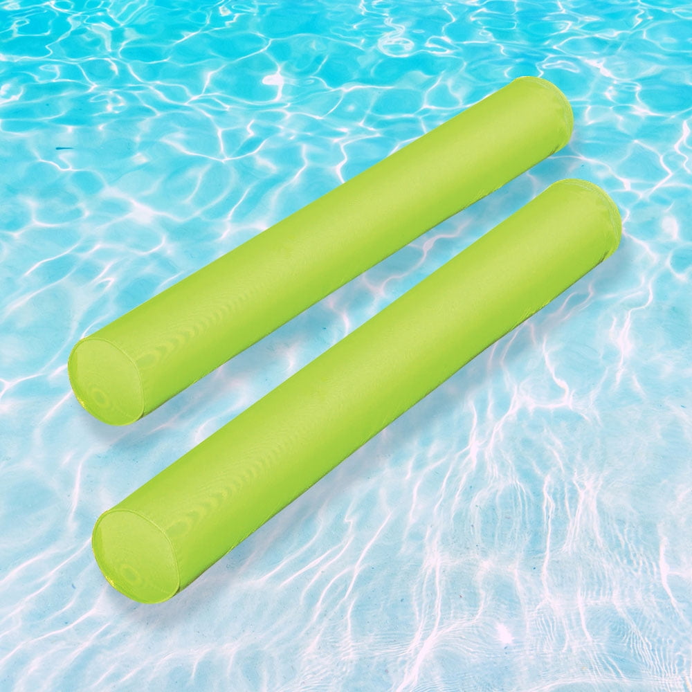 Swimline SunSoft Doodle Inflatable Swimming Pool Noodle, Lime 2-Pack ...