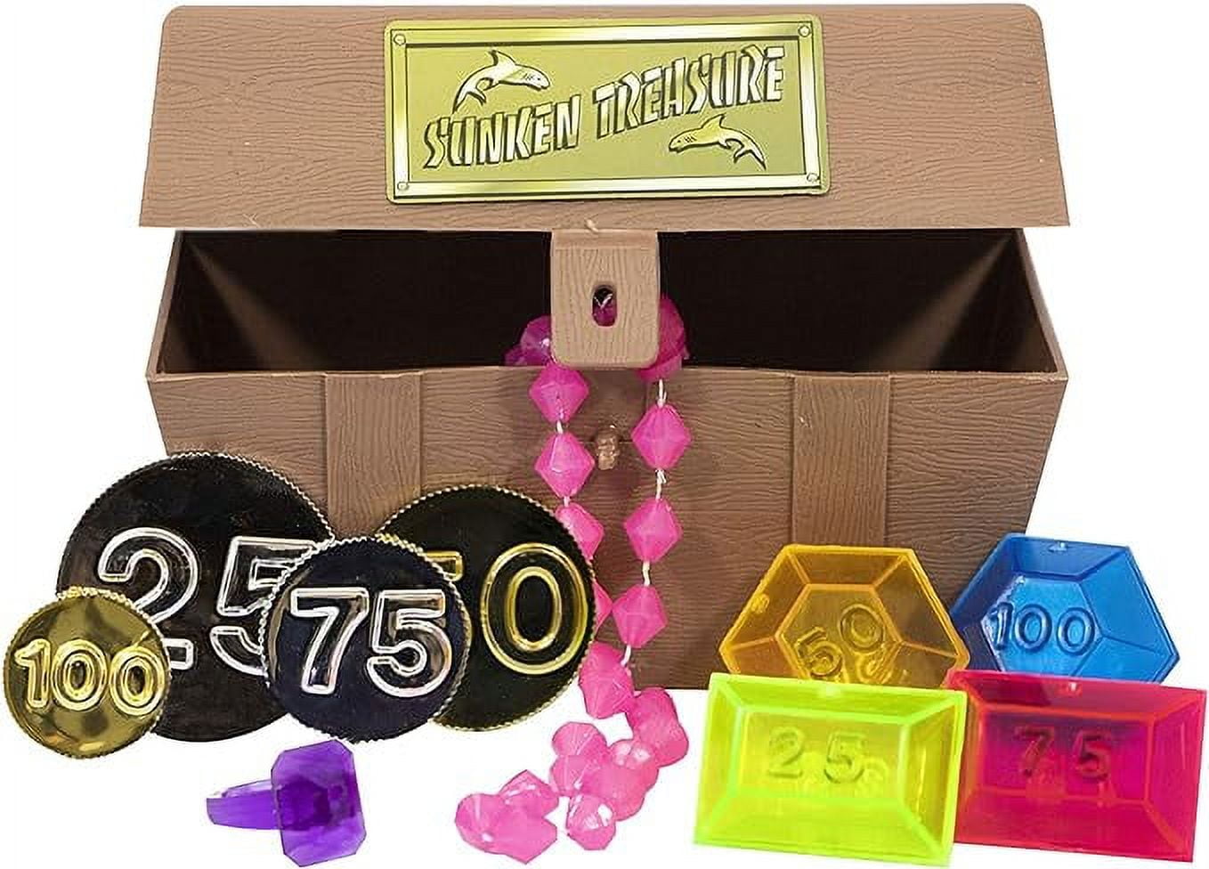 Swimline Titanic Themed Dive Toy Treasure Chest & Gems Combo Pack Catch ...