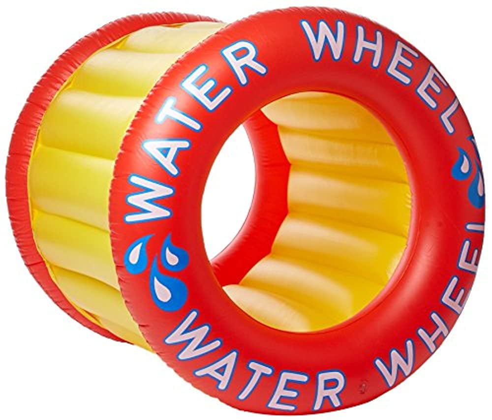 Swimline Water Wheel Pool Float Red Yellow - Walmart.com