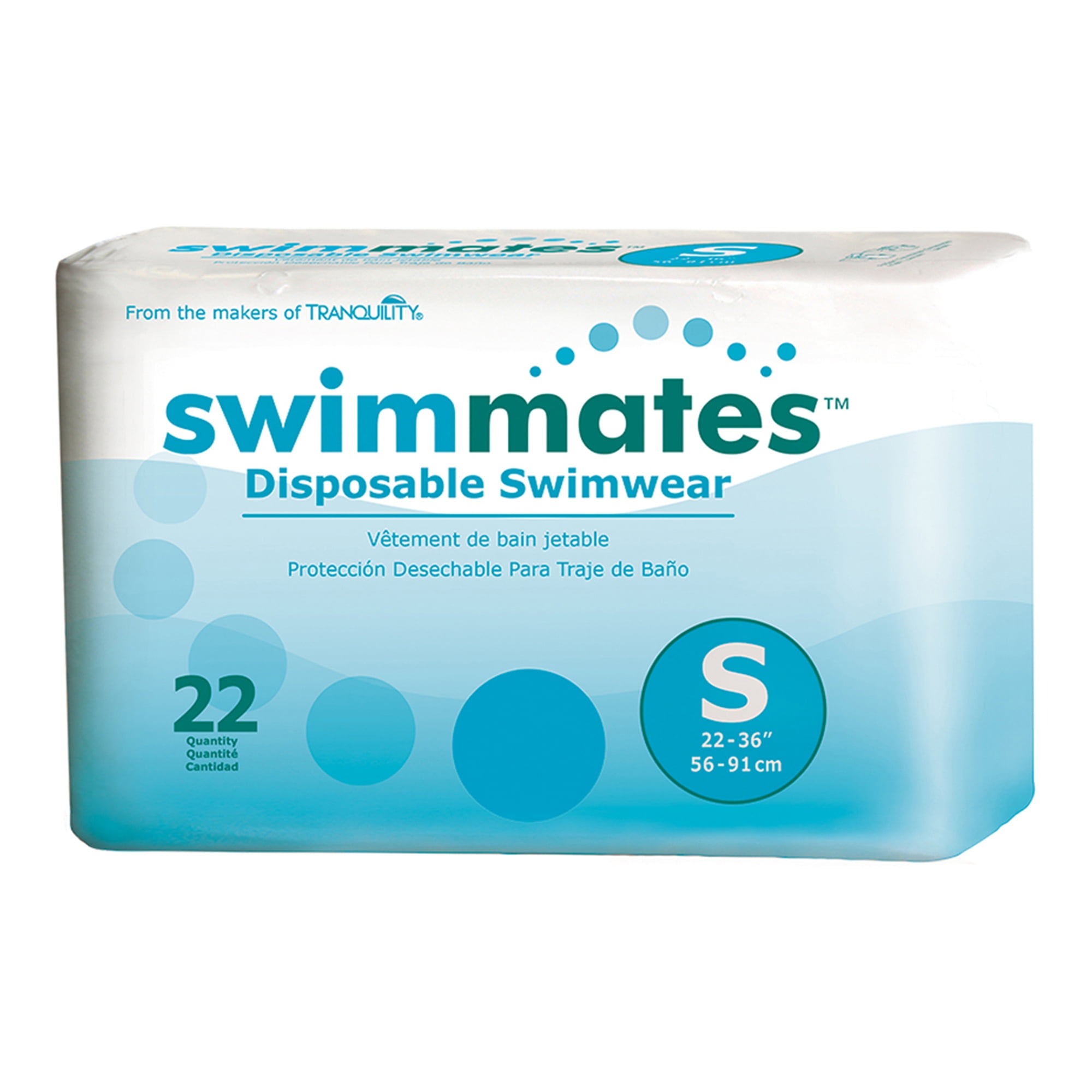 Swimmates, Adult Swim Diapers, Small, Disposable Swimwear, 88 Total ...