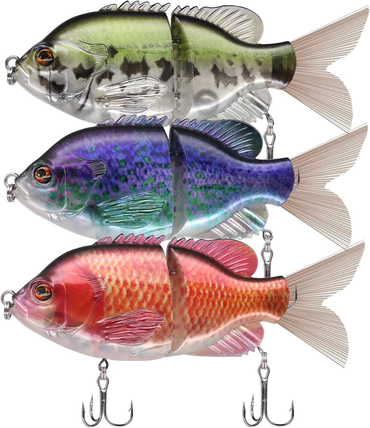 Swimmax for Freshwater and Saltwater, Lifelike Fishing Lures for Bass ...