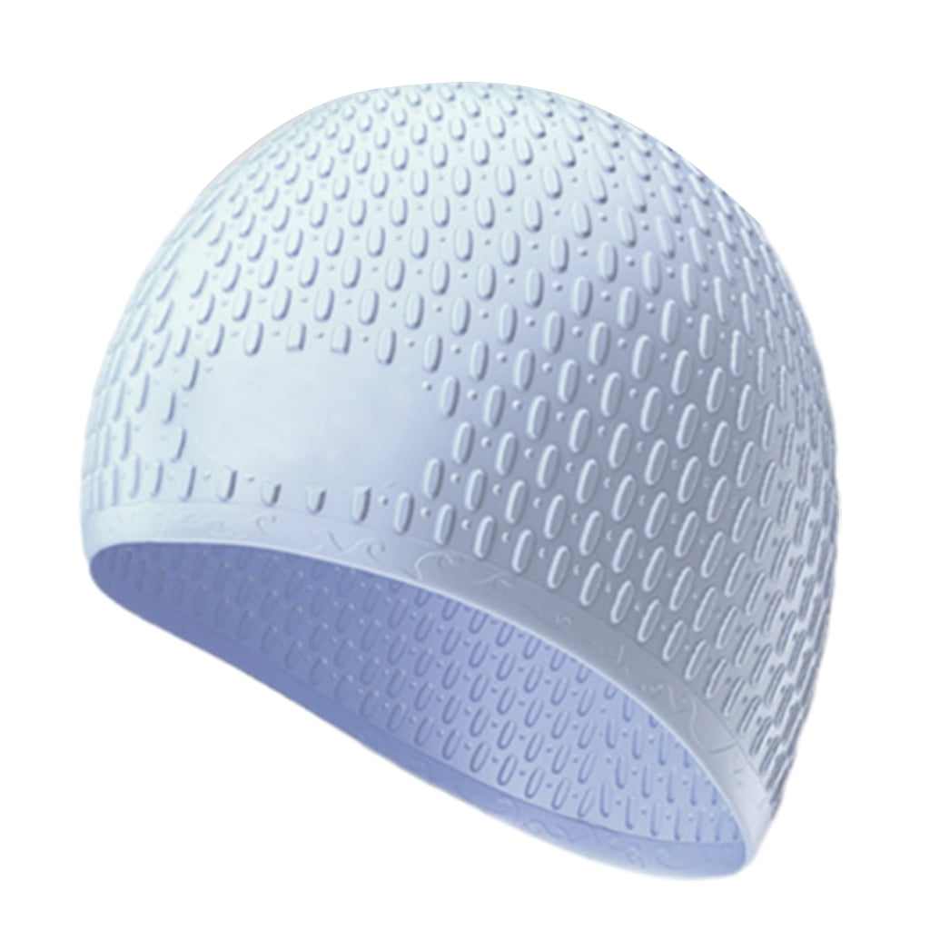 Swimmers Caps for Short and Length Hair, Silicones Swim Caps Bathing ...