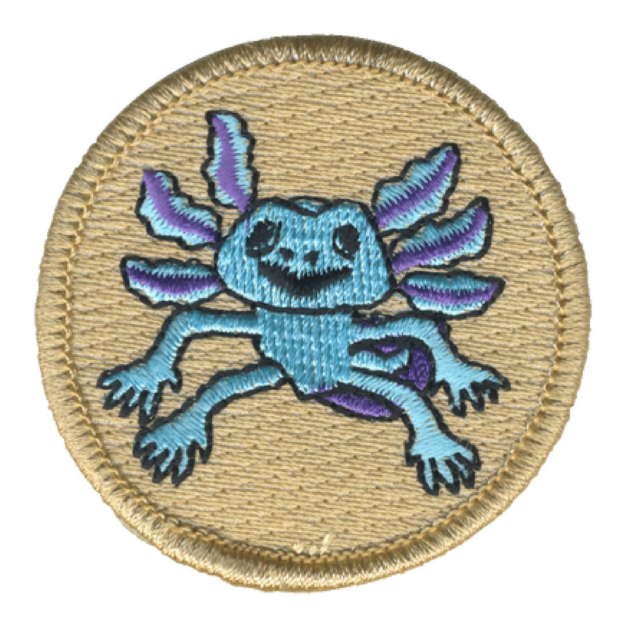 Swimming Axolotl Patrol Patch (Sew-on) - ClassB - Walmart.com