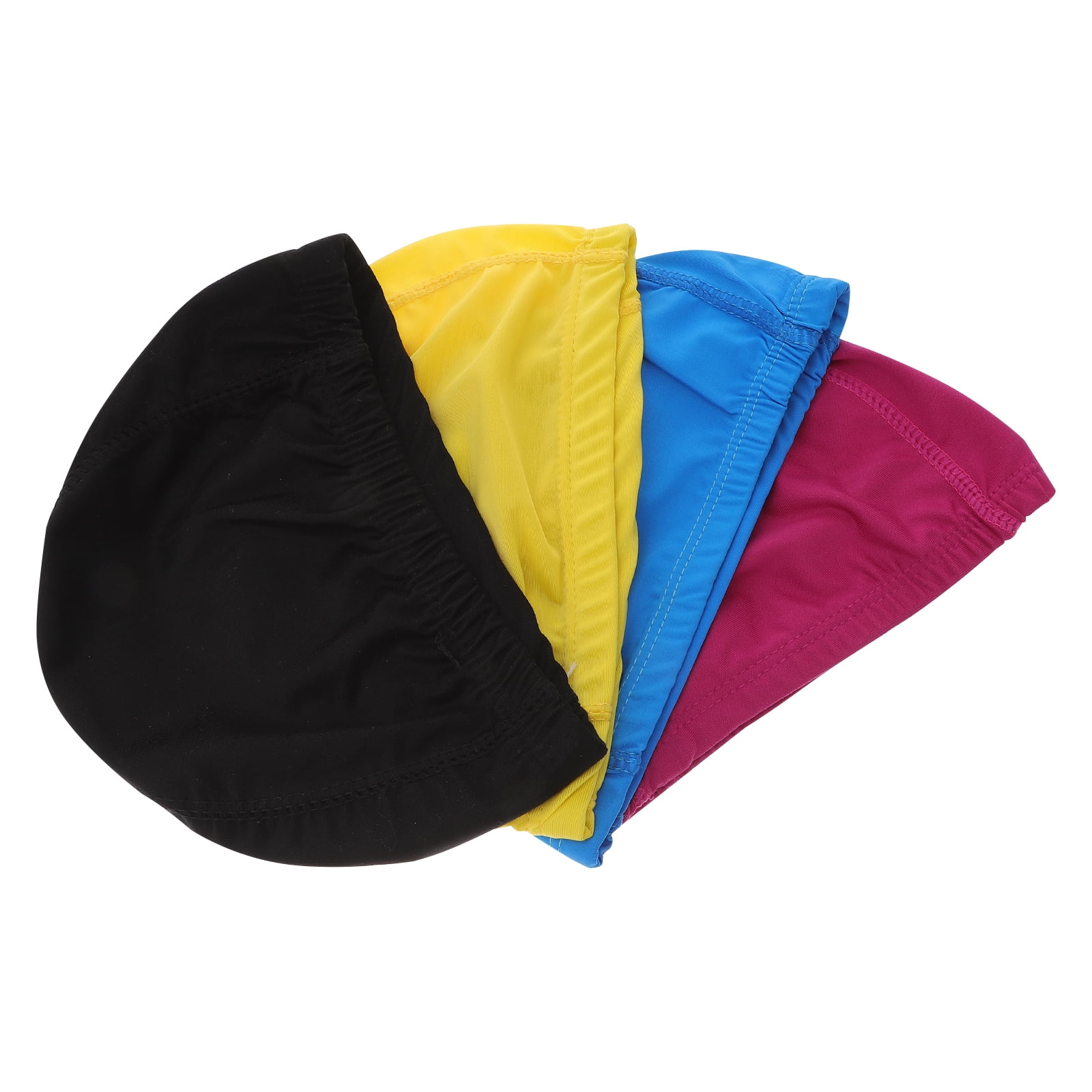 Nylon Swim Caps for Swimming Easy to Put on and Take Off Assorted Color ...