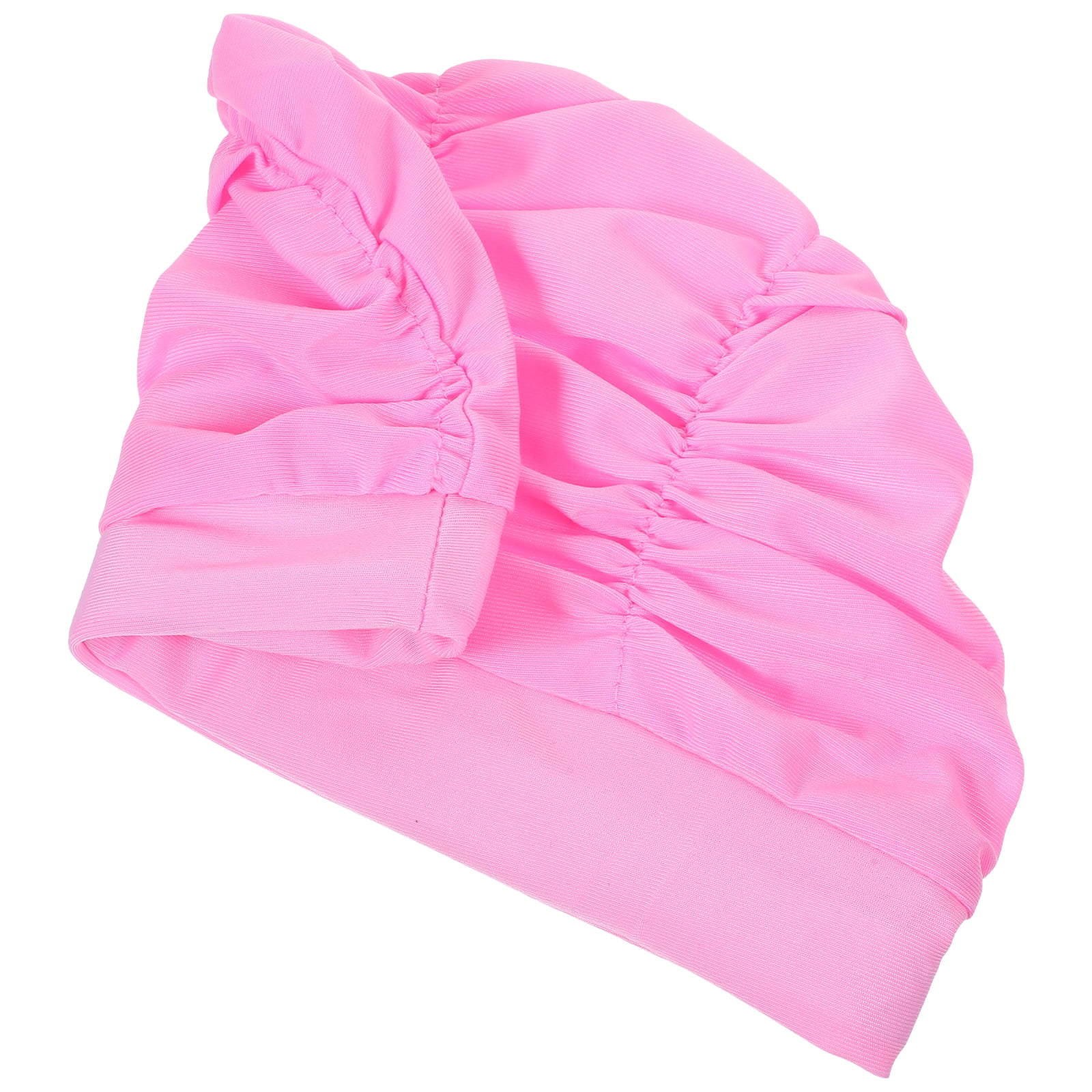 Swimming Cap for Women Large Swimmers Hat Pink Polyester Child Women's ...