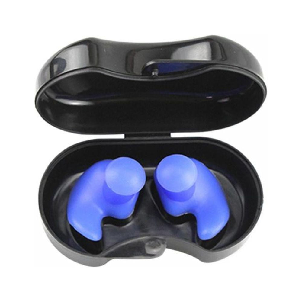 Swimming Earplugs, Waterproof Reusable Silicone Swimming Ear Plugs for ...