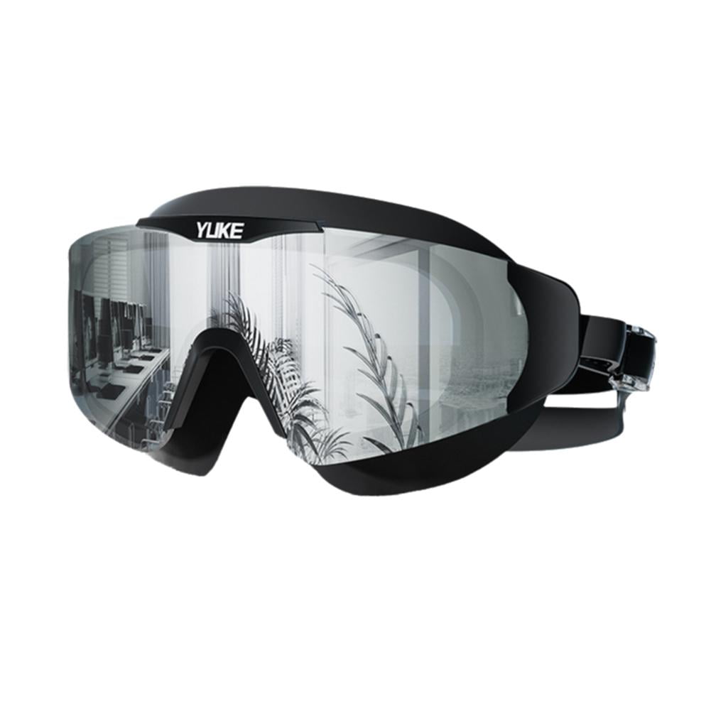 Swimming Goggles Large Frame Gradient Lens Anti-fog HD Swim Waterproof ...