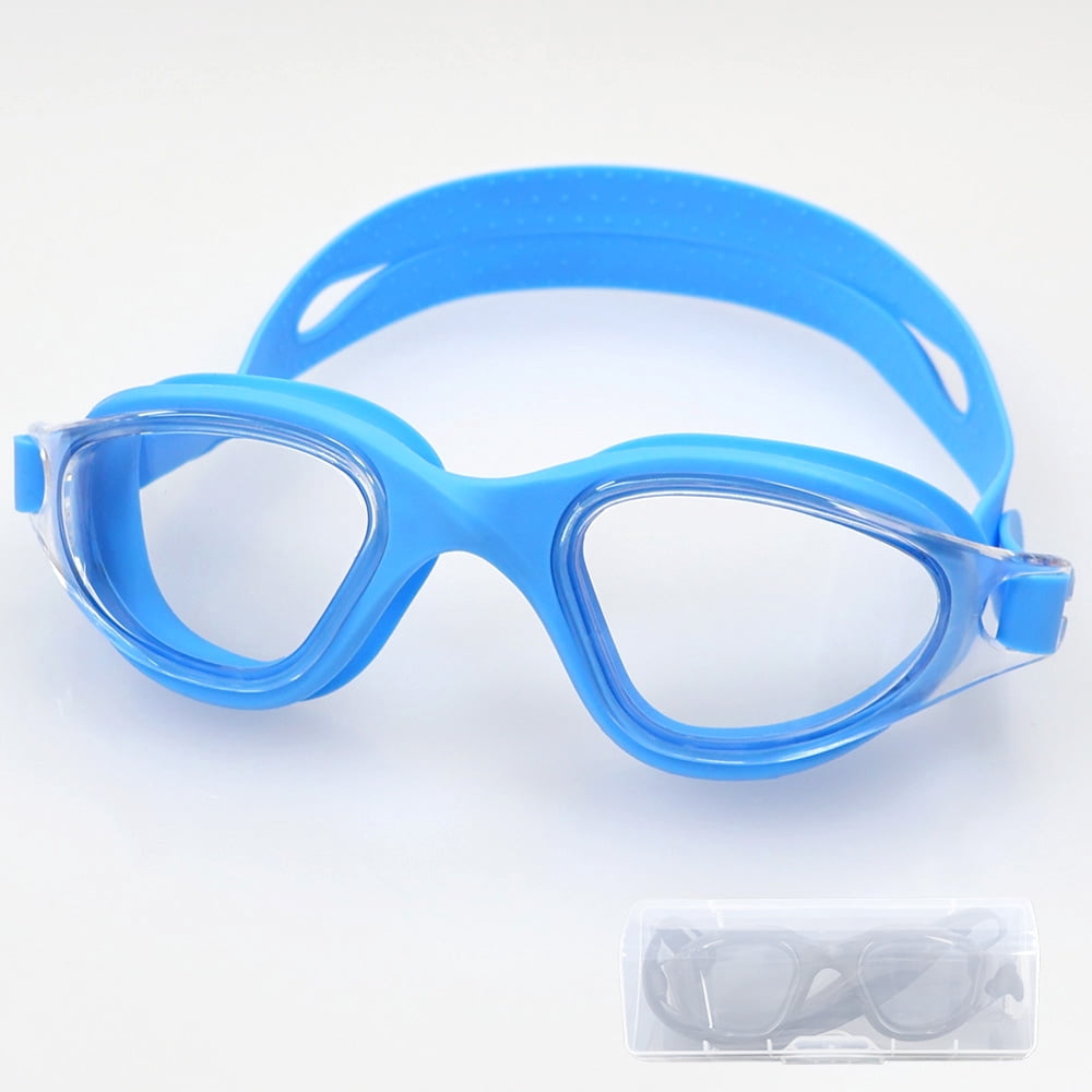 Swimming Goggles Professional Waterproof Swim Eyewear Glasses No ...