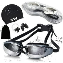 Professional Water Goggles For Wwimming Adults Waterproof Swimming UV ...
